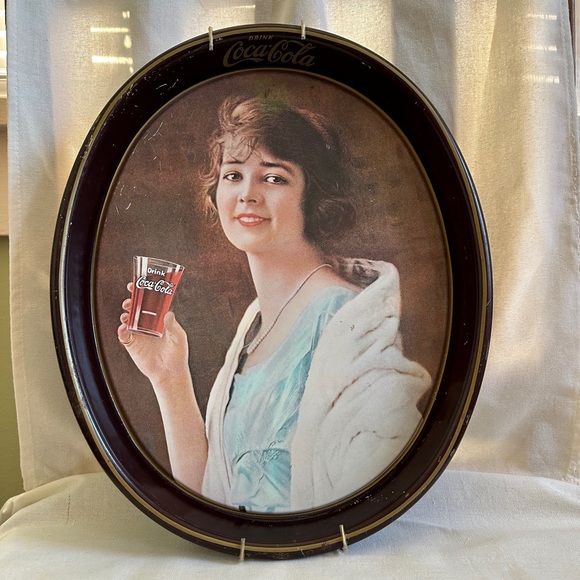 Kitchen | Vintage 7s Coca Cola Tray With 20s Flapper Girl | Poshmark